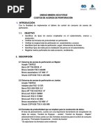 Escala de Tiempos Según Norma Asarco | PDF