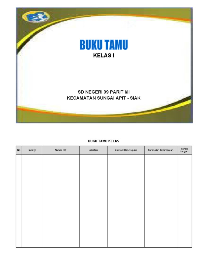 Buku Tamu Kelas | PDF