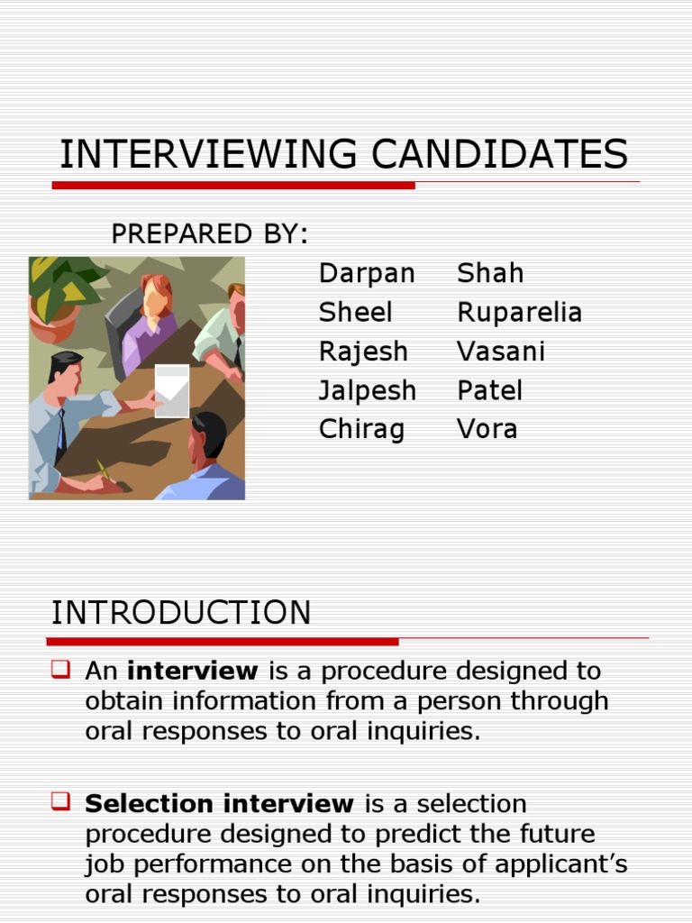 Effective Candidate Interviewing Guide | PDF | Interview | Human Nature