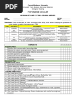 Muscular Assessment Checklist | PDF | Skeletal Muscle | Human ...