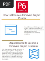 Primavera P6 Training Notes | PDF