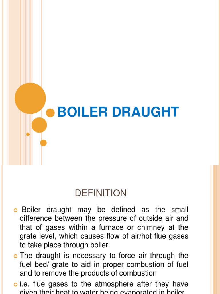 Boiler Draught | PDF | Boiler | Chimney