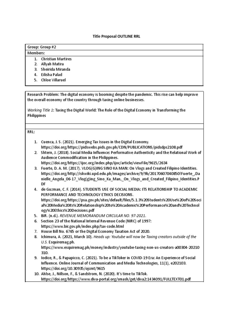 RRL For Proposed Titles | PDF | Lgbt | LGBTQIA+ Studies