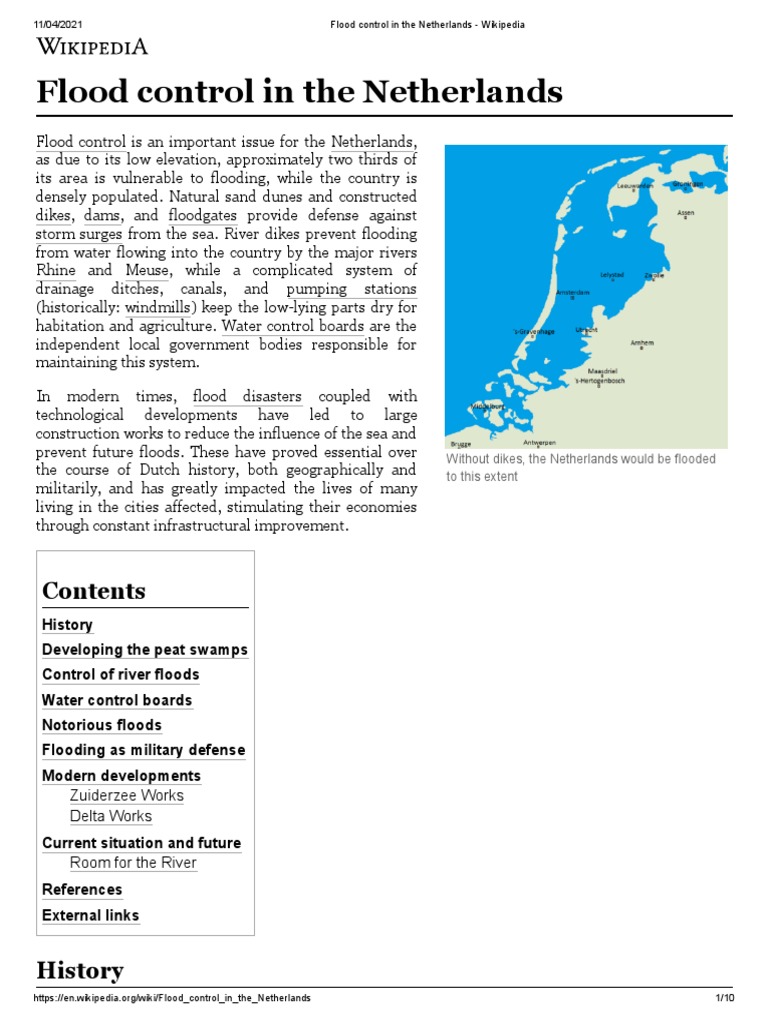 Dutch Flood Control Systems | PDF | Physical Geography | Civil Engineering