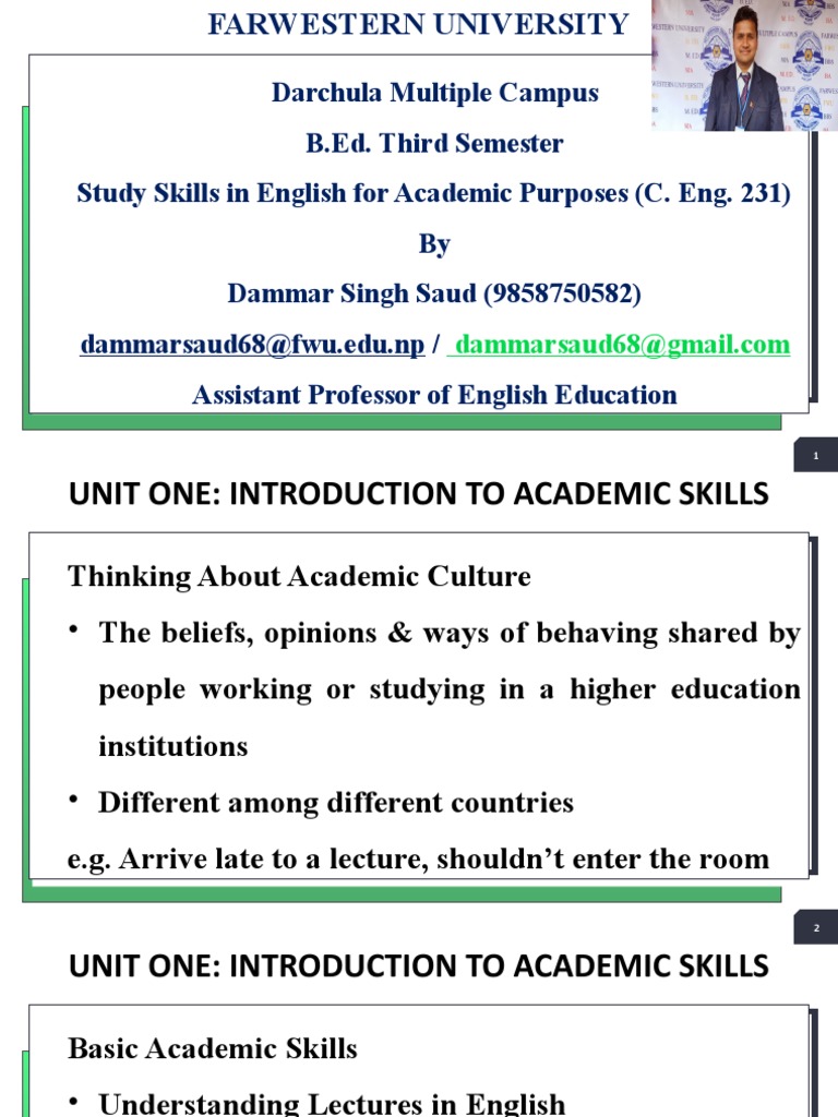 Academic Skills for English Learners | PDF | Vocabulary | Critical Thinking