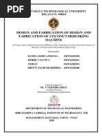 Dehusking Machine Research Paper | PDF | Belt (Mechanical) | Coconut