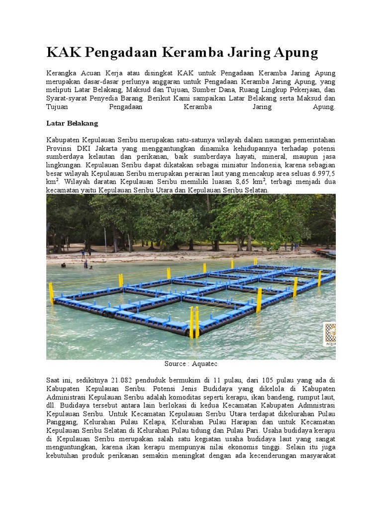 Keramba Apung | PDF