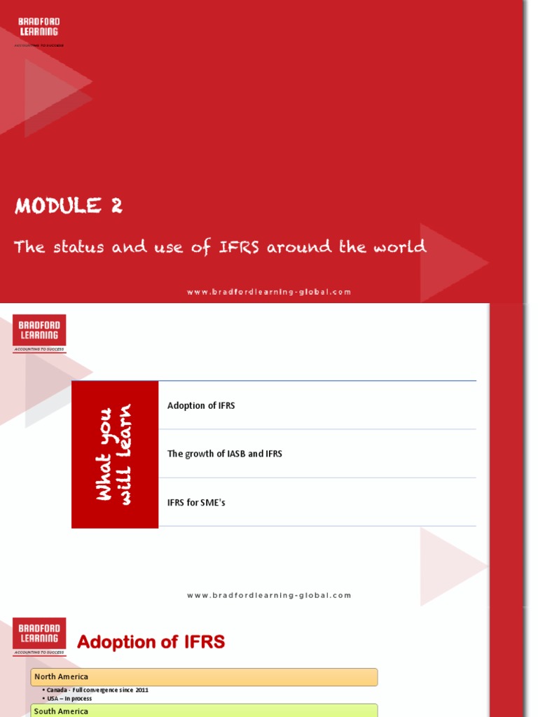 The Status and Use of IFRS Around The World | PDF