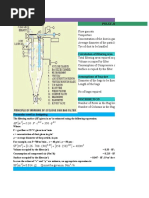 HydroCyclone Design Equations and Sizing Parameters For Calculations ...