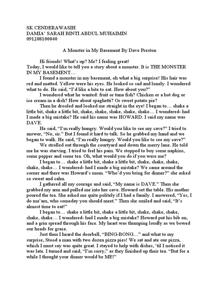 Monster Storytelling | PDF