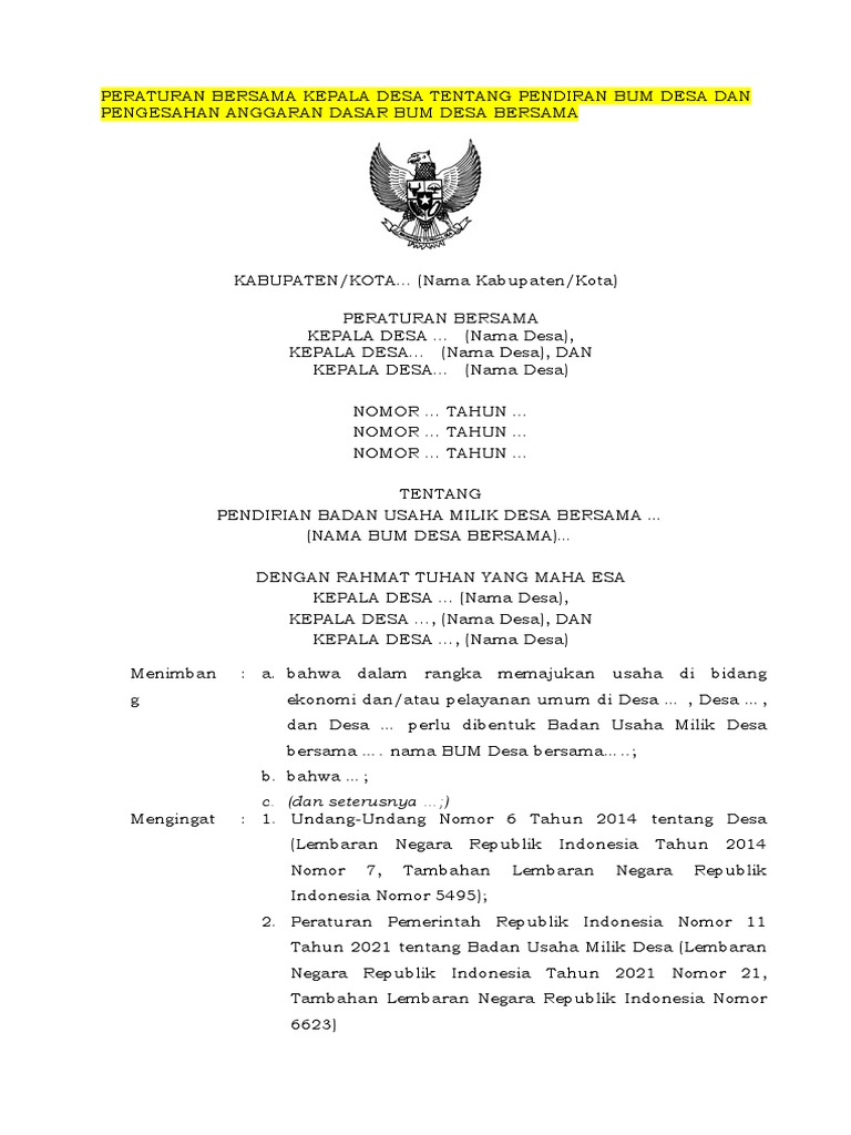 3-Format Permakades Bumdesma | PDF