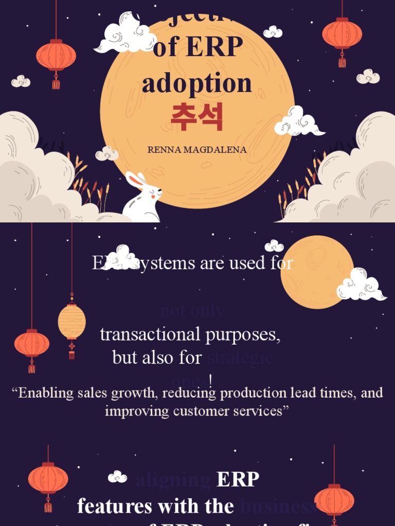 ERP Meet 6 Objective of ERP Adoption | PDF | Enterprise Resource ...