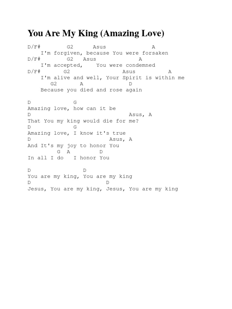 Amazing Love-Hillsong | PDF