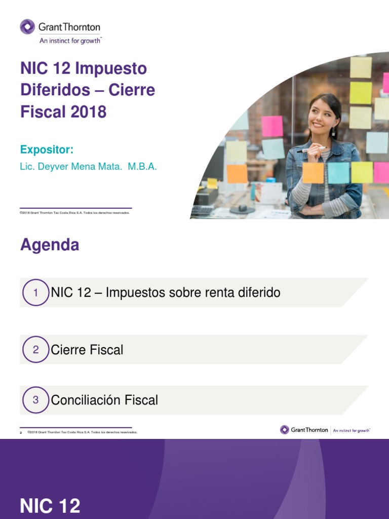 NIC 12 Imptos Diferidos | PDF | Contabilidad | normas internacionales ...
