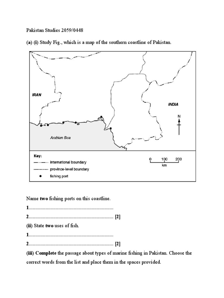 Pakistan Studies 2059/0448 | PDF | Fish | Water