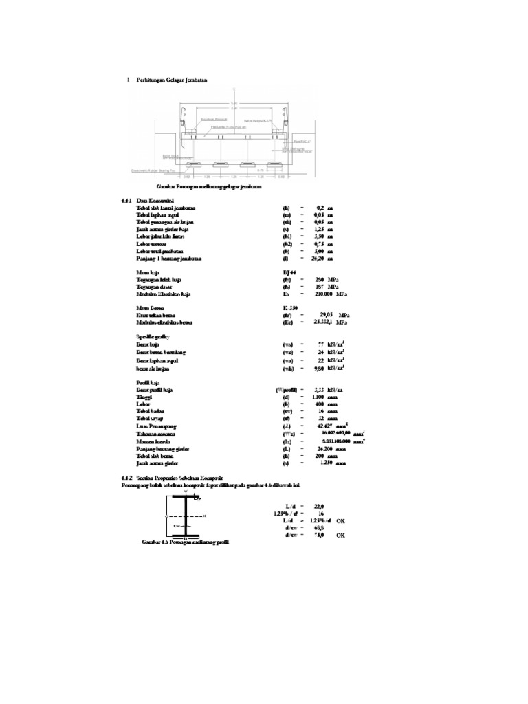 Perhitungan Str. Baja Rev 1 | PDF