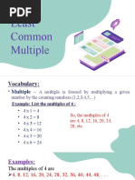 Least Common Multiple Lesson Plan | PDF | Learning | Behavior Modification
