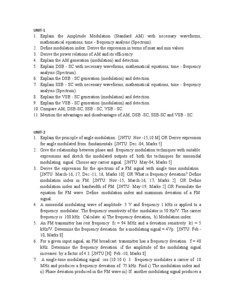 ADC Impqns | PDF | Frequency Modulation | Modulation