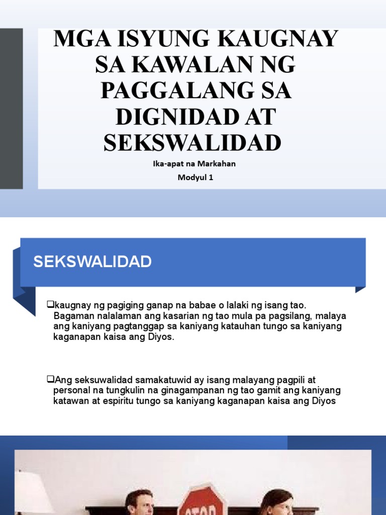 Mga Isyung Kaugnay Sa Kawalan NG Paggalang Sa | PDF
