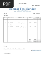 Delhi Cab Bill | PDF