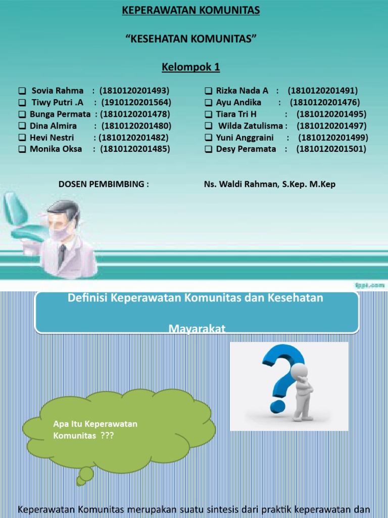 Keperawatan Komunitas Dan Kesehatan Masyarakat Pdf