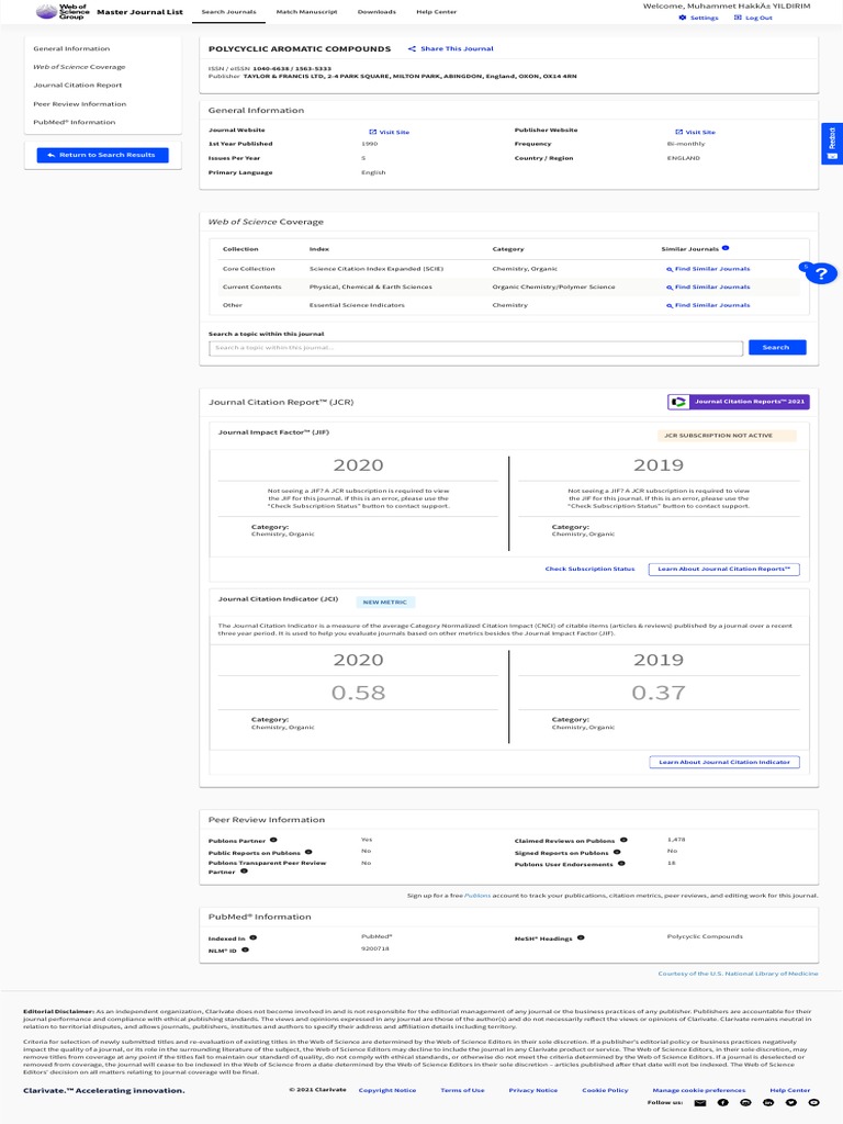 General Information: Web of Science Coverage | Download Free PDF ...