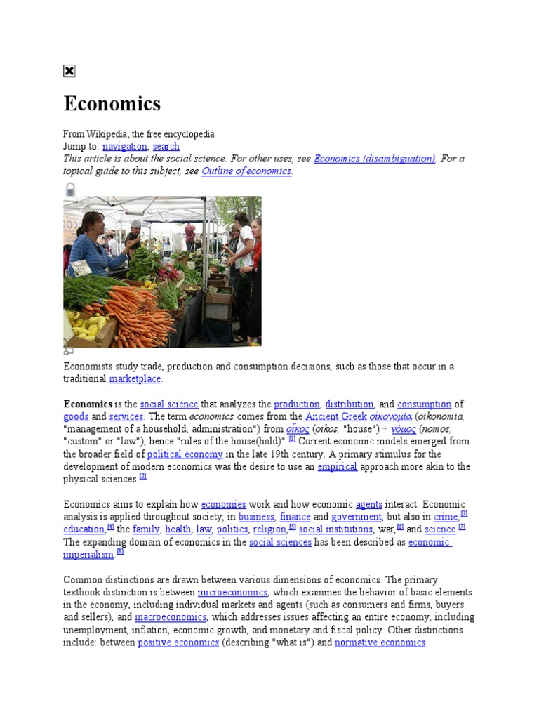 Economics Project | PDF | Economics | Microeconomics