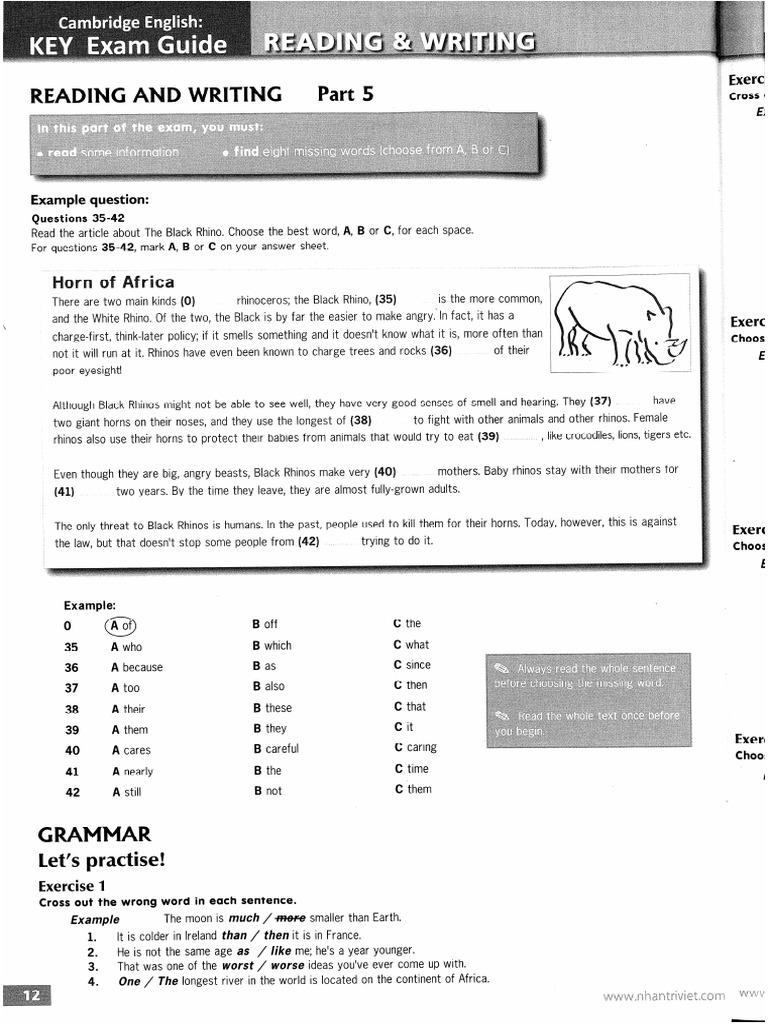 KET Part 5 - TEST 10 | PDF