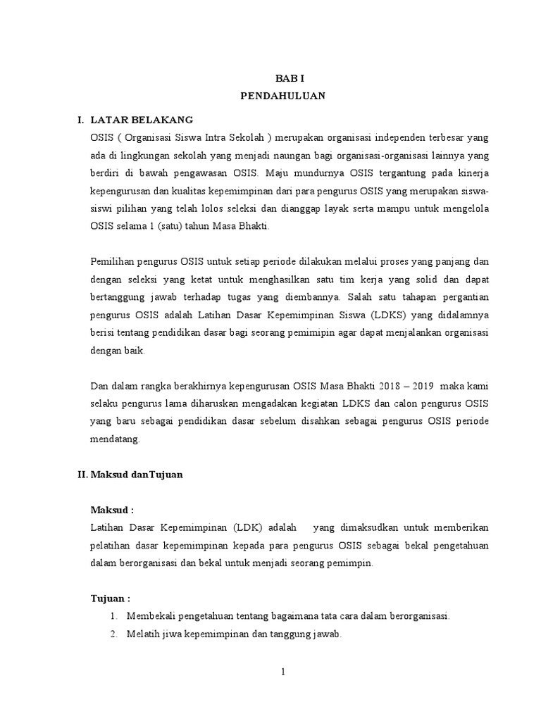 Proposal LDKO | PDF