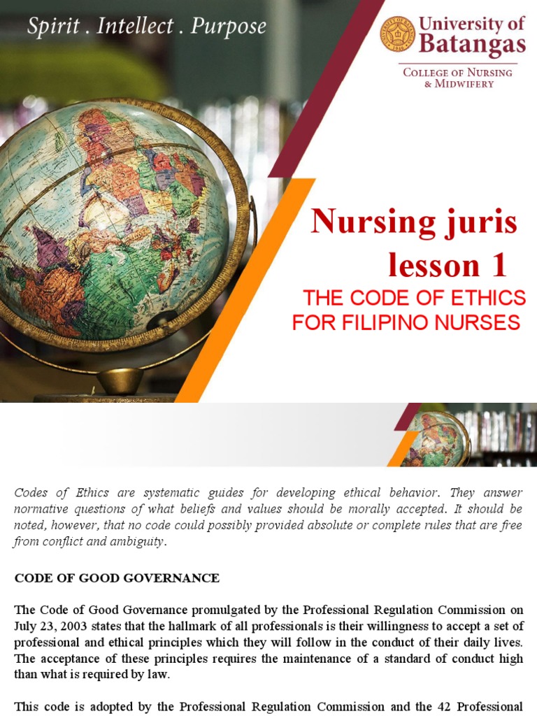 Philippine Nurses' Code of Ethics Overview | PDF | Nursing | Value (Ethics)