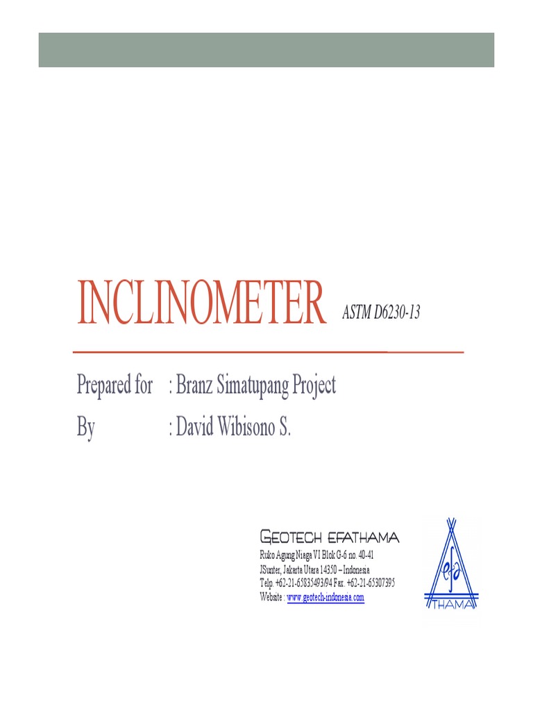 INCLINOMETER | PDF