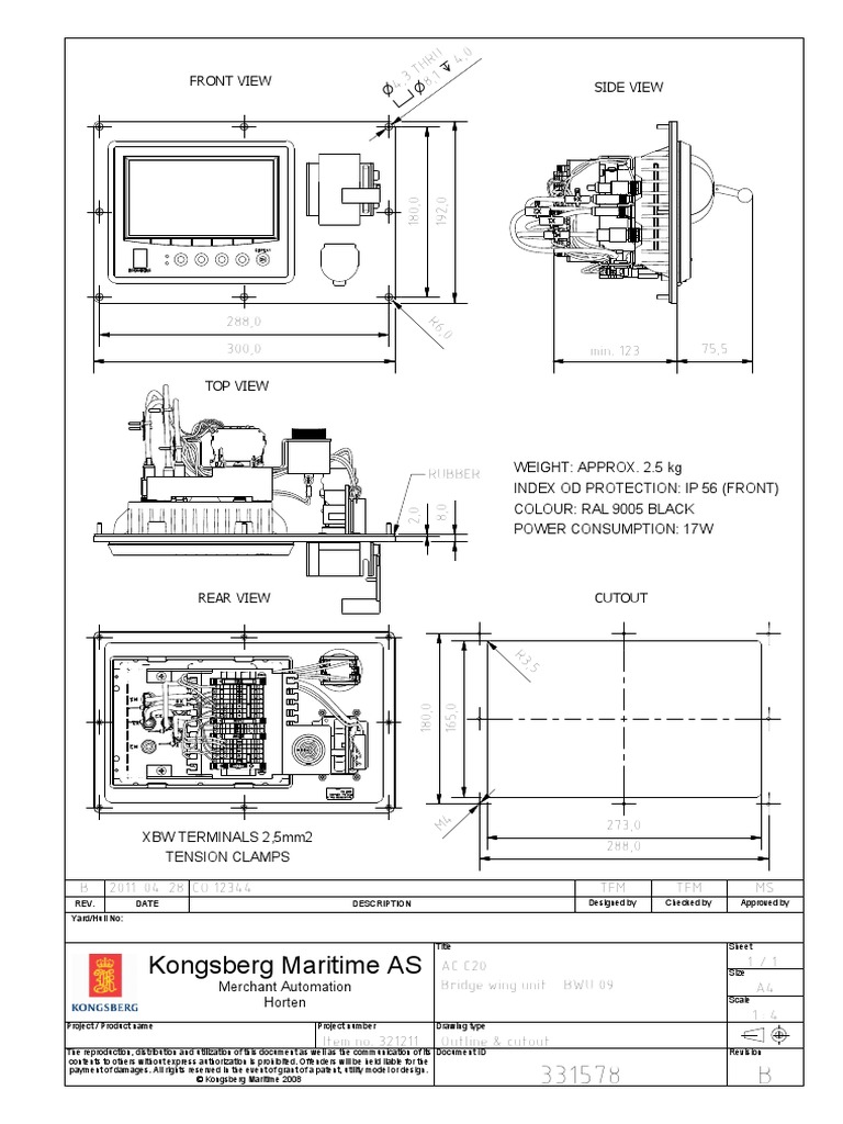 Kongsberg Maritime AS: Front View Side View | PDF | Patent Law ...