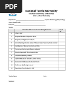 Updated OBE Template | PDF | Curriculum | Course Evaluation