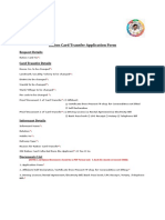Food Security Card Correction Form | PDF