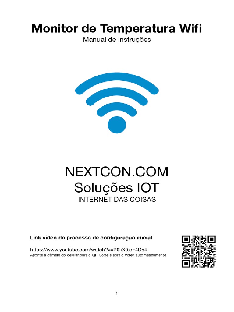 Manual Termo RELE IOT Wifi NEXTCON | PDF | Internet das Coisas | Wi-Fi