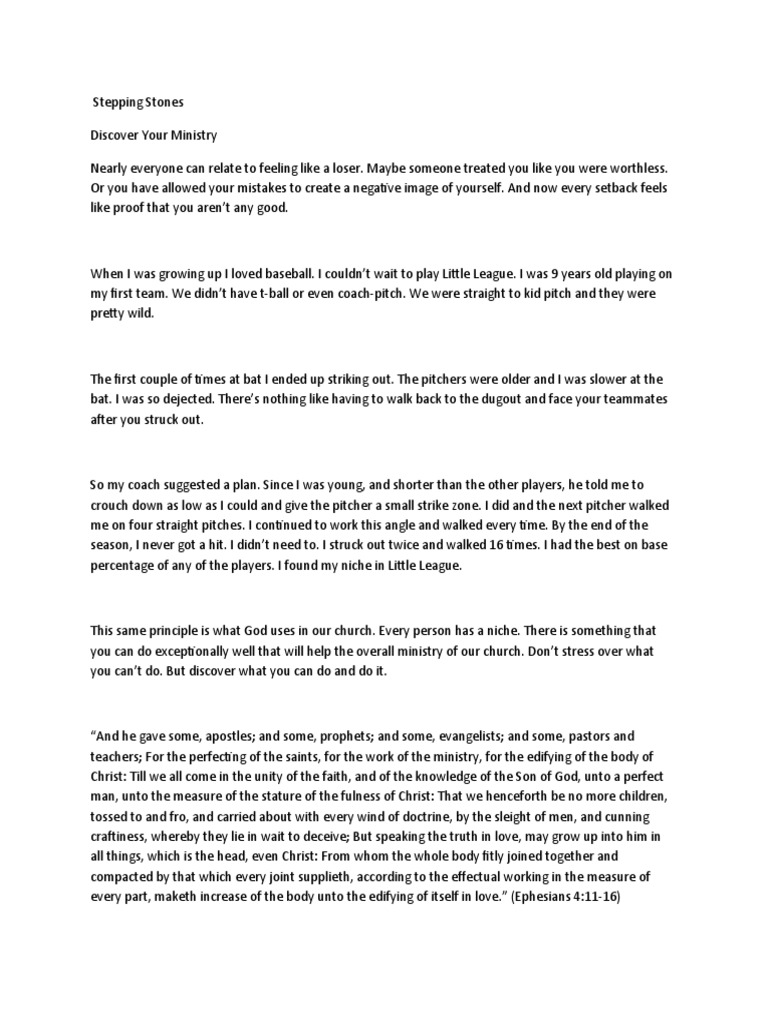 Stepping Stones-WPS Office | PDF | Jesus