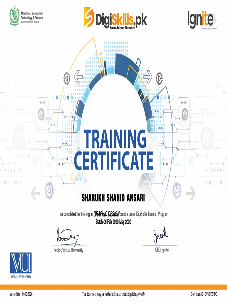Graphic Design Course Completion | PDF | Business