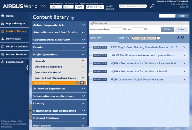 AirbusWorld - Contentcatalogue | PDF | Software | Computing