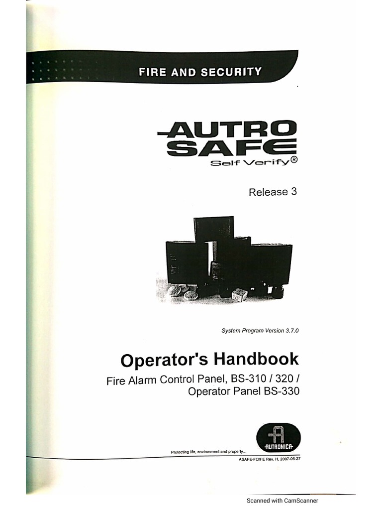 Autronica Operators Handbook | PDF