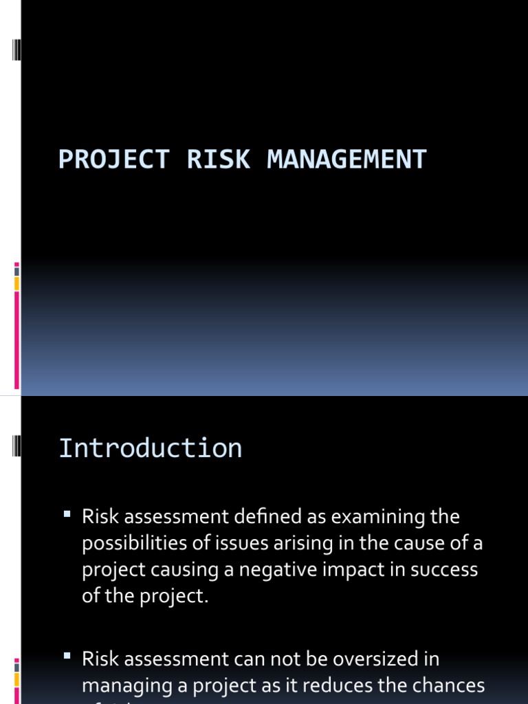 Project Risk Management | PDF