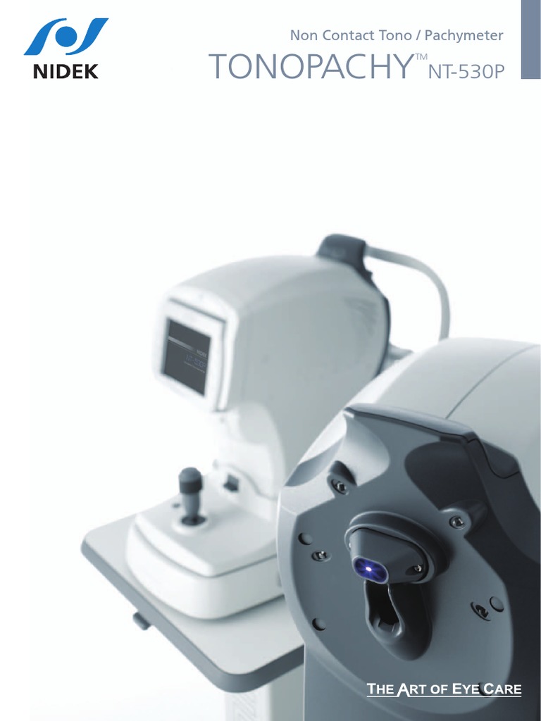 Tonopachy: Non Contact Tono / Pachymeter | PDF | Eye | Human Eye