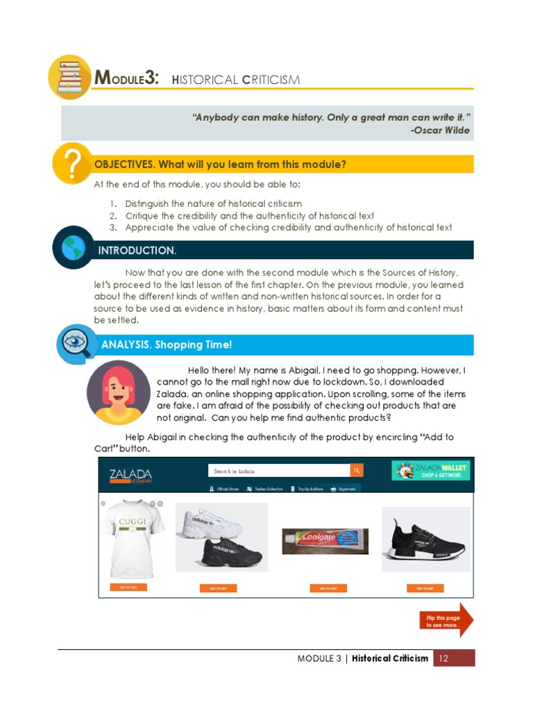 Module 3 Historical Criticism | PDF | Historiography | Primary Sources
