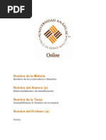 Formato de Trabajos UTEL 1 | PDF