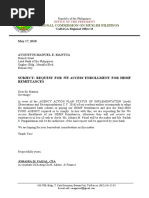 Request For Exemption From Biometrics | PDF