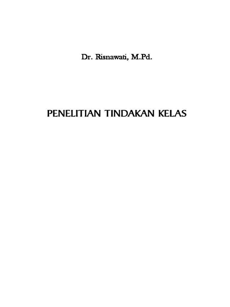 PTK Dr. RISNAWATI, M. Pd. | PDF