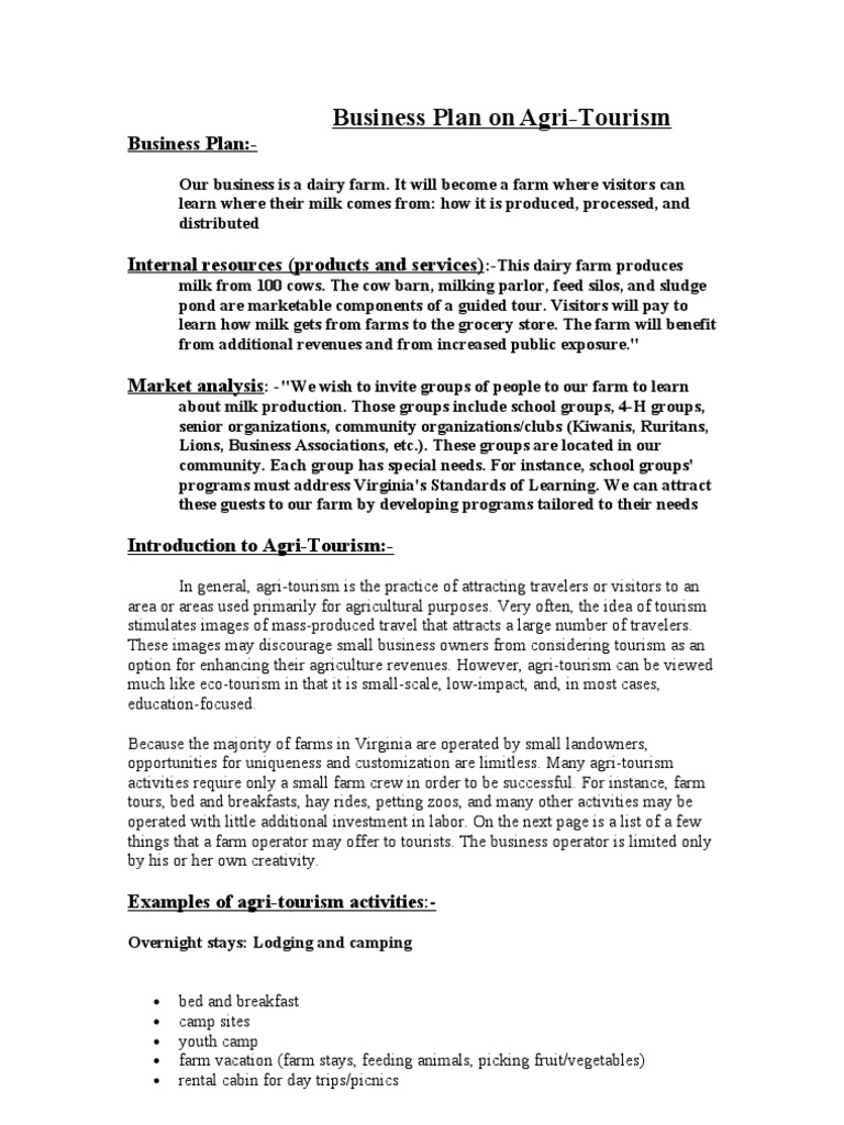 Business Plan on Agri | Agriculture | Farms