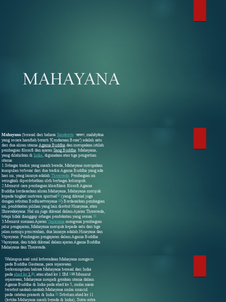 MAHAYANA | PDF | Agama & Spiritualitas
