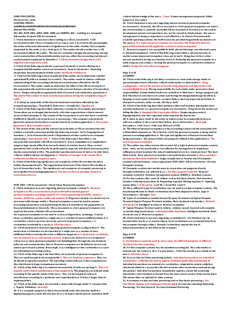 Cis 101 | PDF | Computer Network | Databases