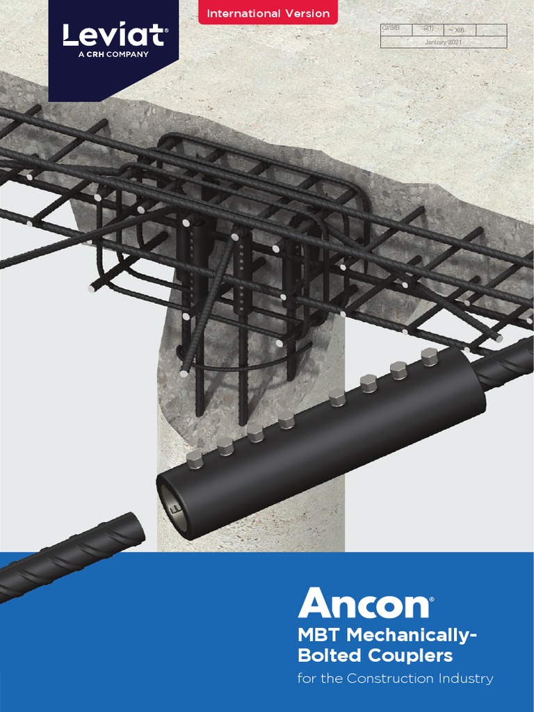 Ancon MBT Couplers International Version | PDF | Screw | Nut (Hardware)