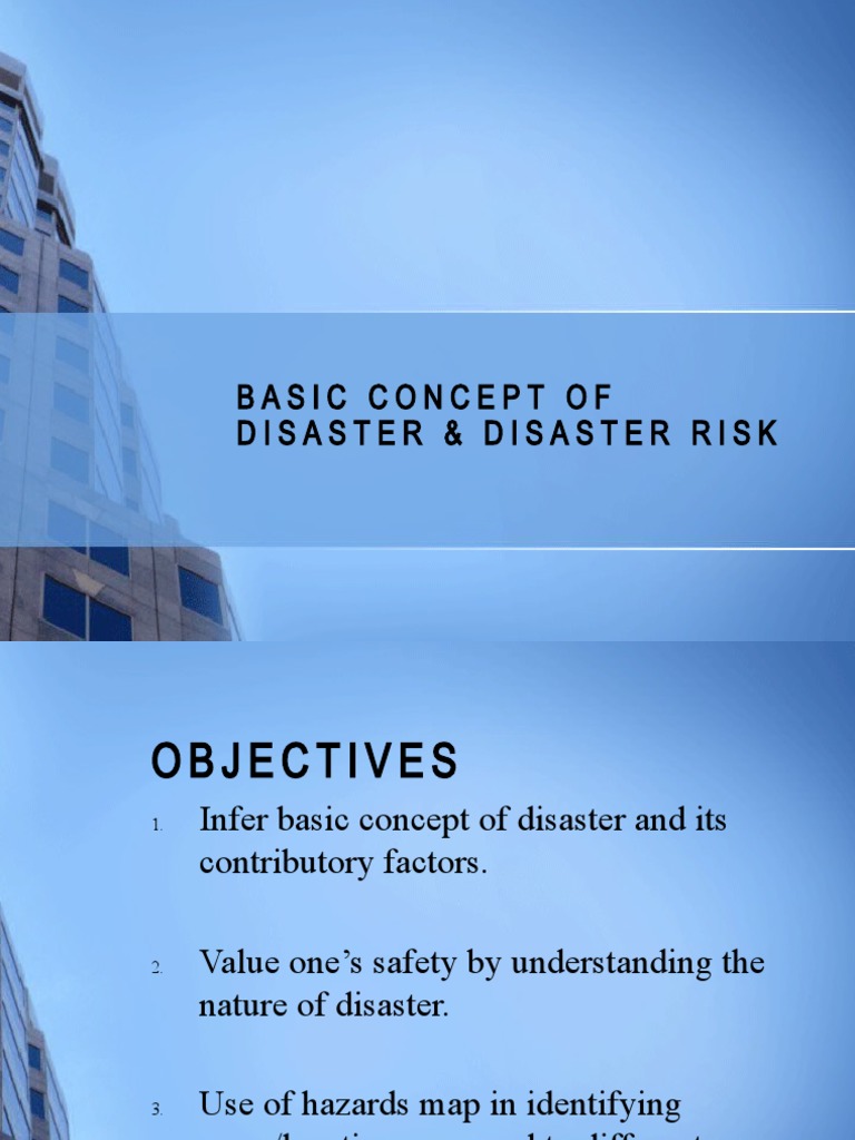 Basic Concept of Disaster Disaster Risk | PDF | Hazards | Risk